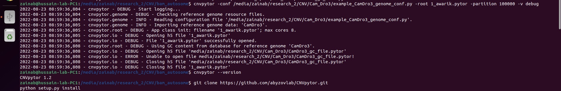 CNVpytor.io - Error - Unable to open gc file · Issue #131 · abyzovlab/CNVpytor · GitHub