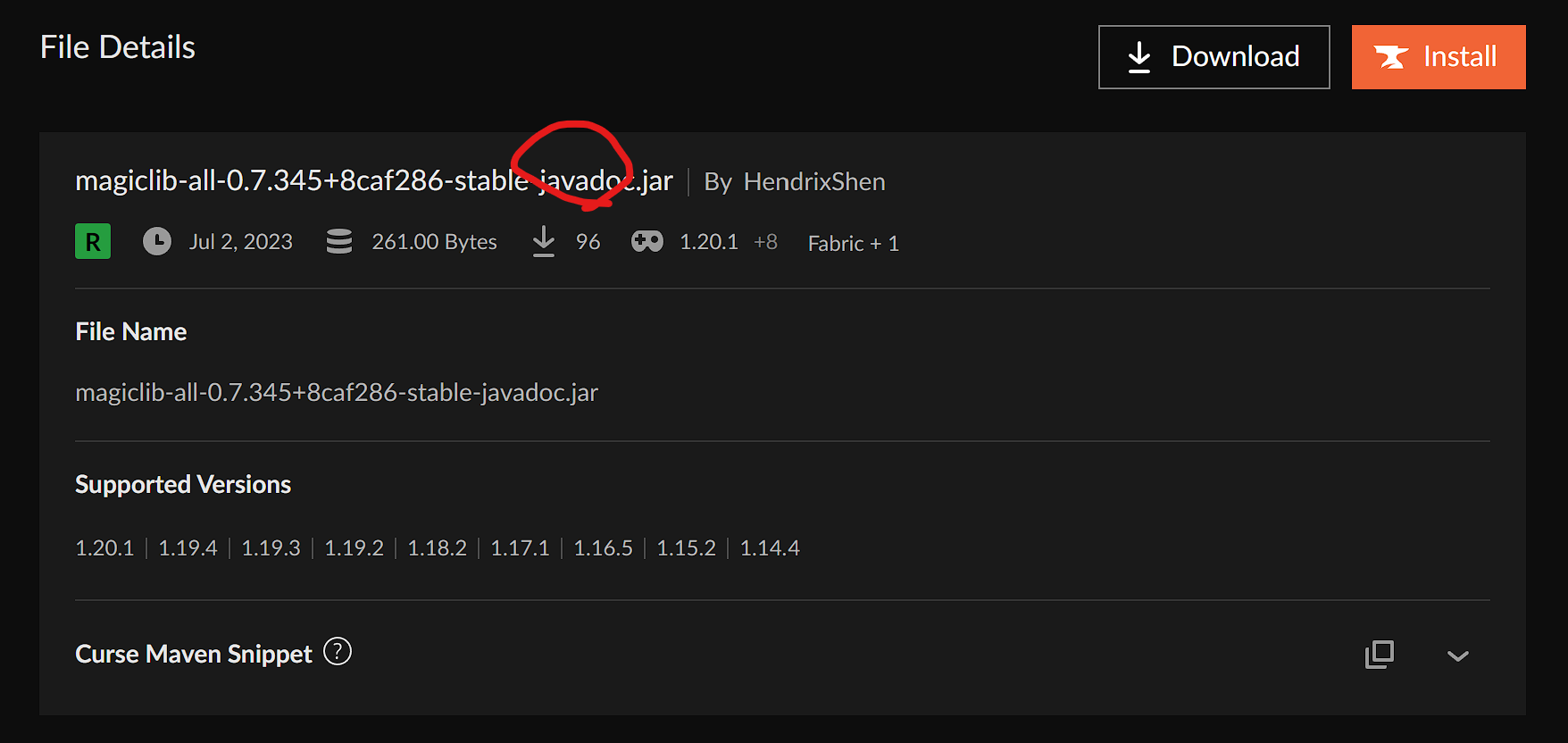 [Bug] Curseforge File Upload Error · Issue #37 · Hendrix-Shen/MagicLib · GitHub