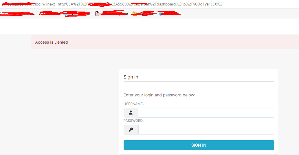 Access is denied for anonymous user · apache superset · Discussion #25299 · GitHub