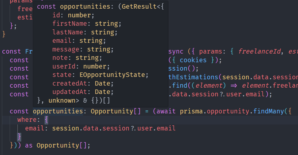 Findmany Returns Wrong Type After Extending Prisma Client · Issue 19864 · Prisma Prisma · Github