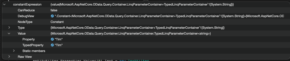 Converting property for Linq provider · Issue #139 · OData/AspNetCoreOData · GitHub