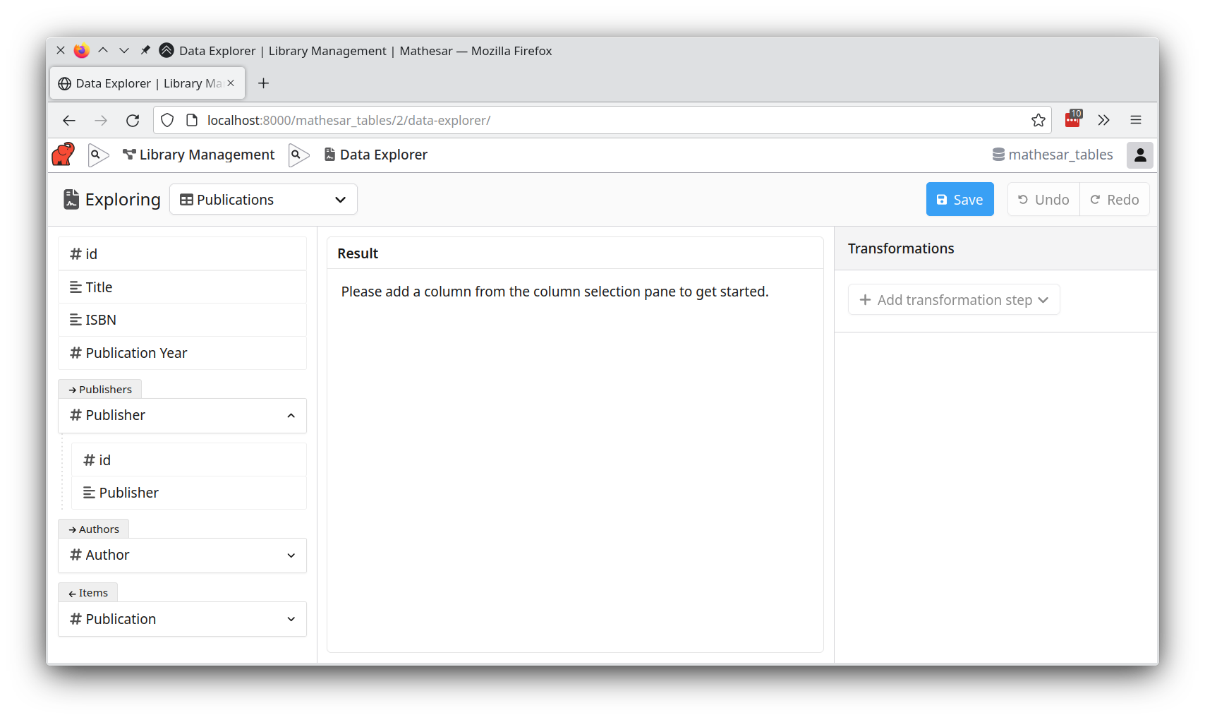 Redesign Data Explorer · Issue #1655 · mathesar-foundation/mathesar · GitHub
