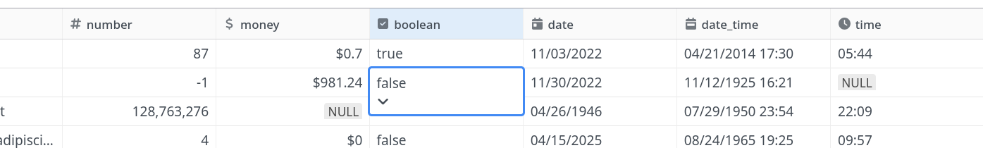 Dropdown arrow for boolean cell is improperly positioned · Issue #1919 · mathesar-foundation ...