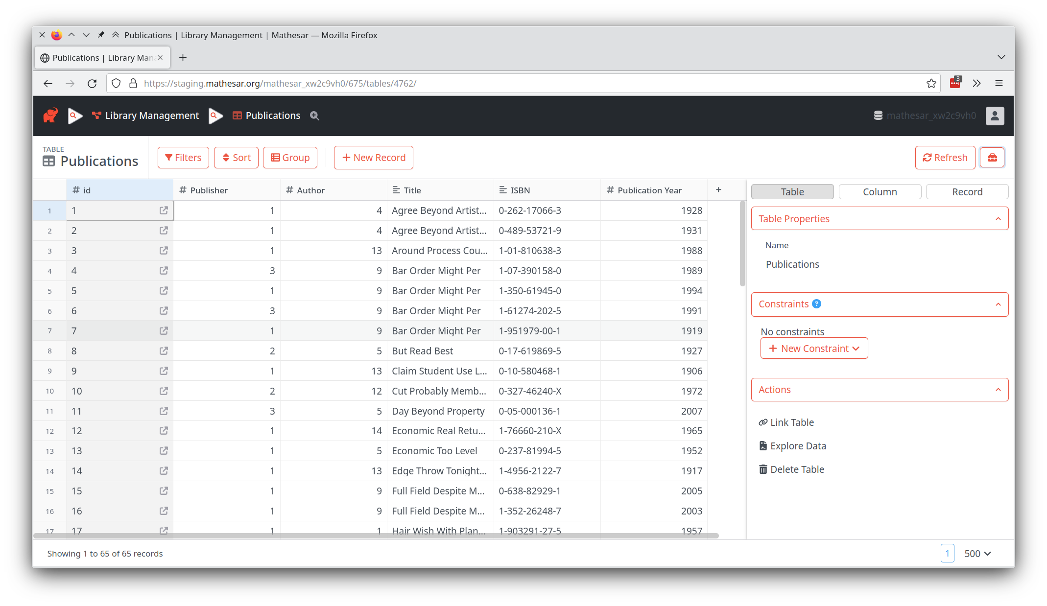 Live demo checklist · Issue #1906 · mathesar-foundation/mathesar · GitHub