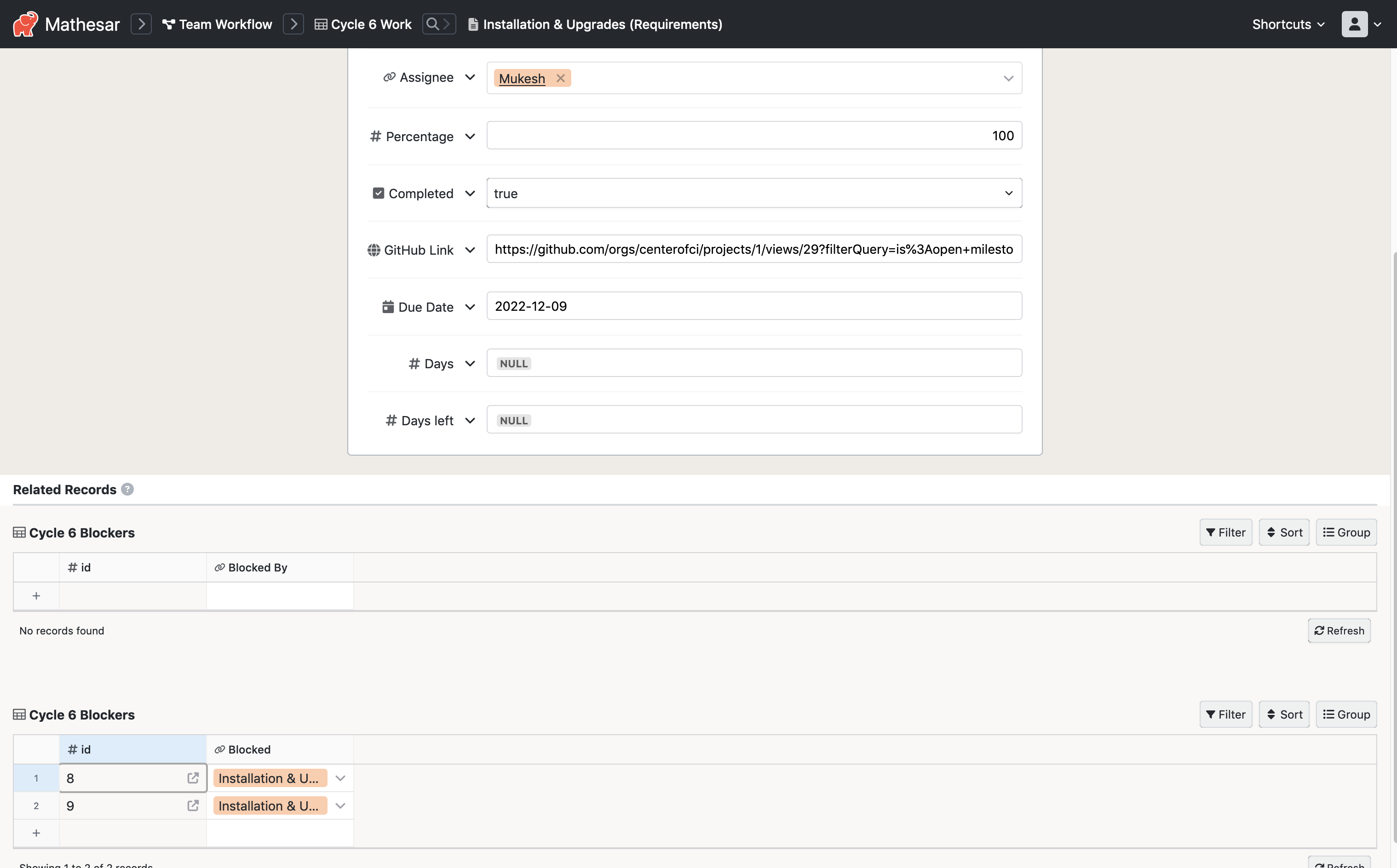 Include linking constraint detail in the table widget header when needed · Issue #2106 ...