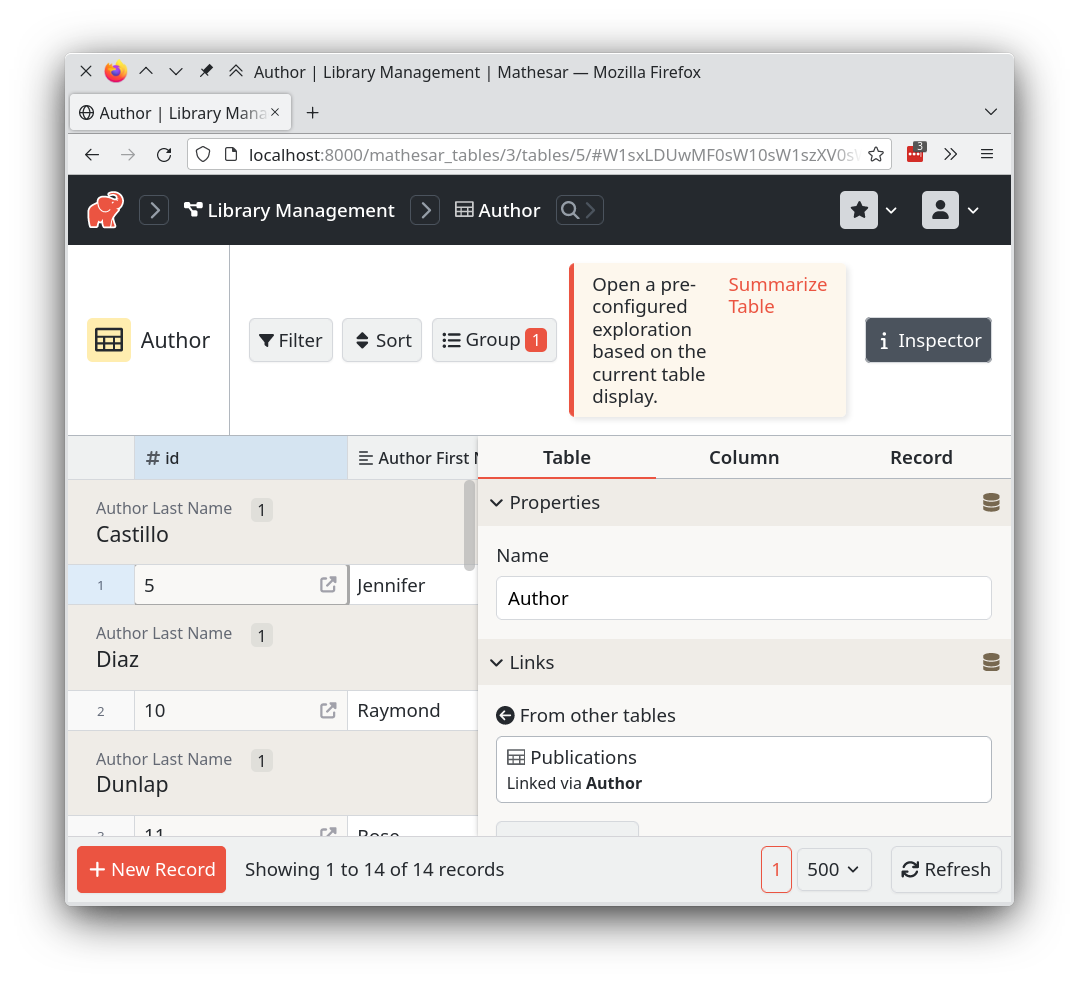 Layout Overflow On Pages Which Are Fixed To The View Port · Issue 2150 · Mathesar Foundation