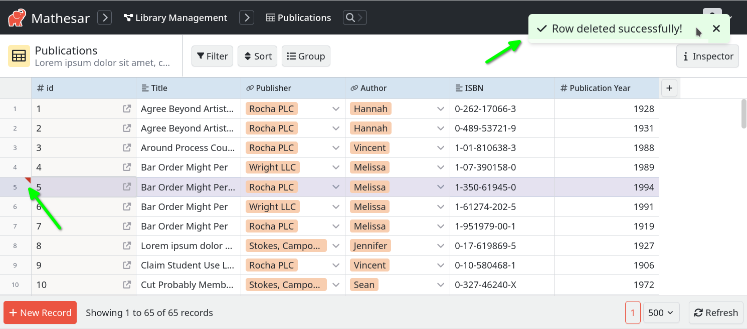 Don't show success toast message when failing to delete records · Issue #2233 · mathesar ...