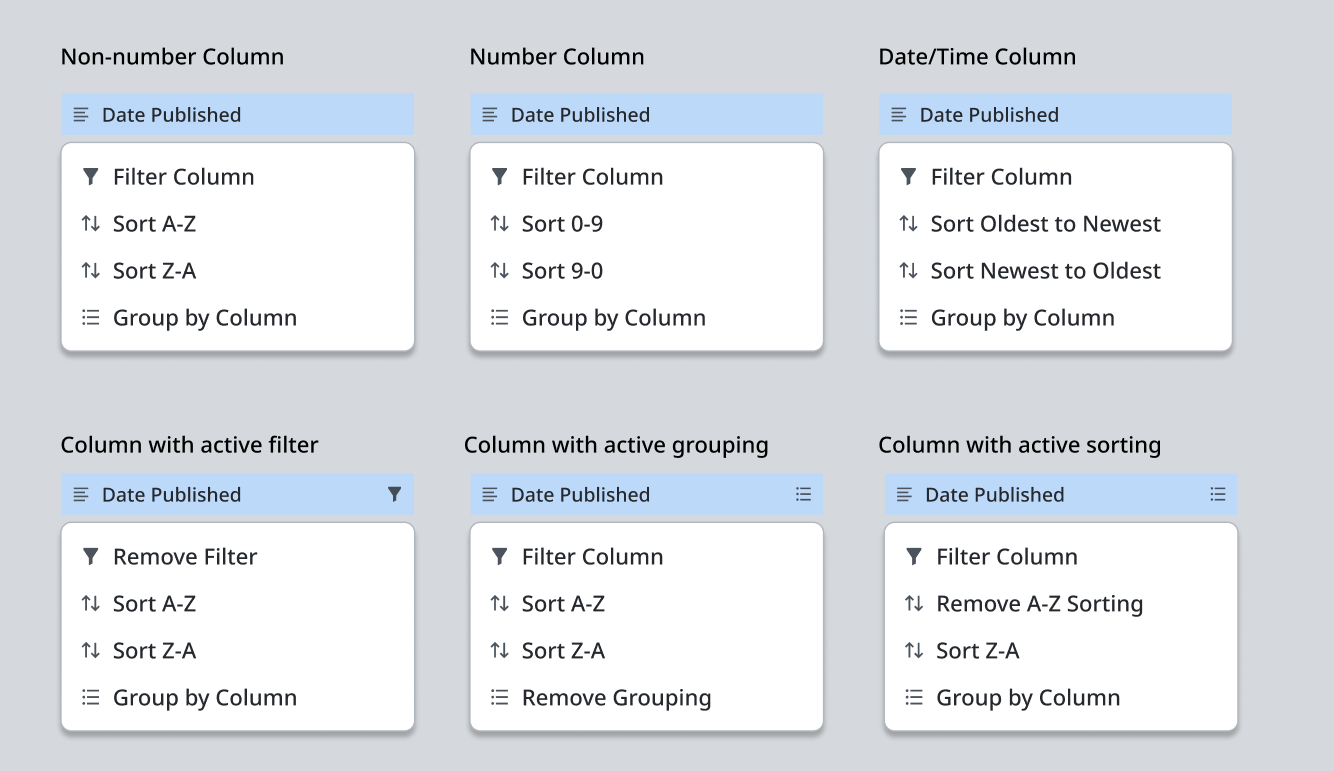 Allow users to add/remove filter conditions via the column header menu · Issue #2232 · mathesar ...