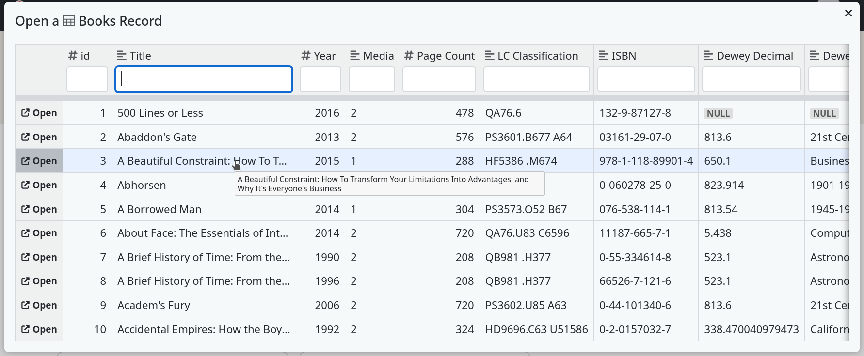 Use Truncate component in Record Selector table cells · Issue #2345 · mathesar-foundation ...