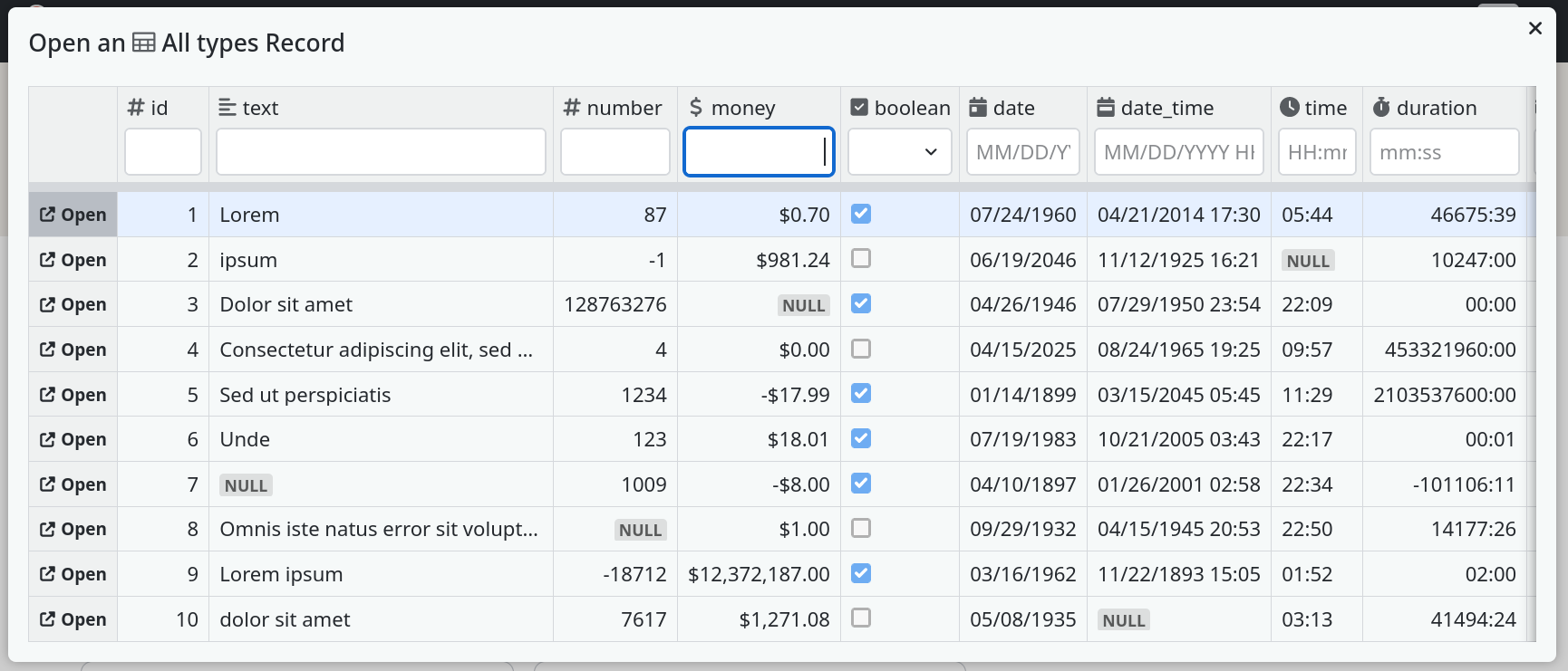 Show focus indicator for boolean input in record selector · Issue #2352 · mathesar-foundation ...