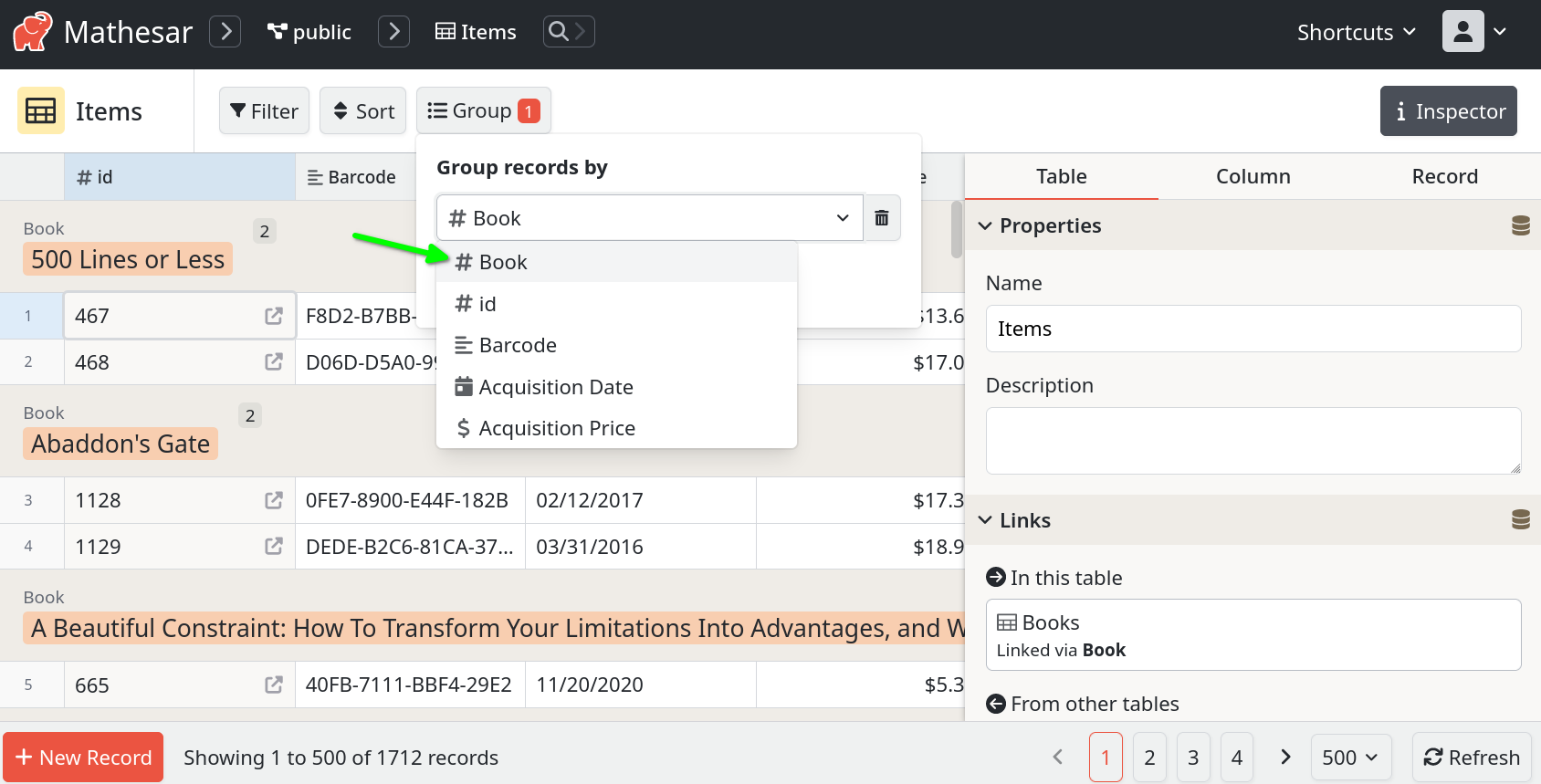 FK column names need link icon in some UI locations · Issue #2355 · mathesar-foundation/mathesar ...