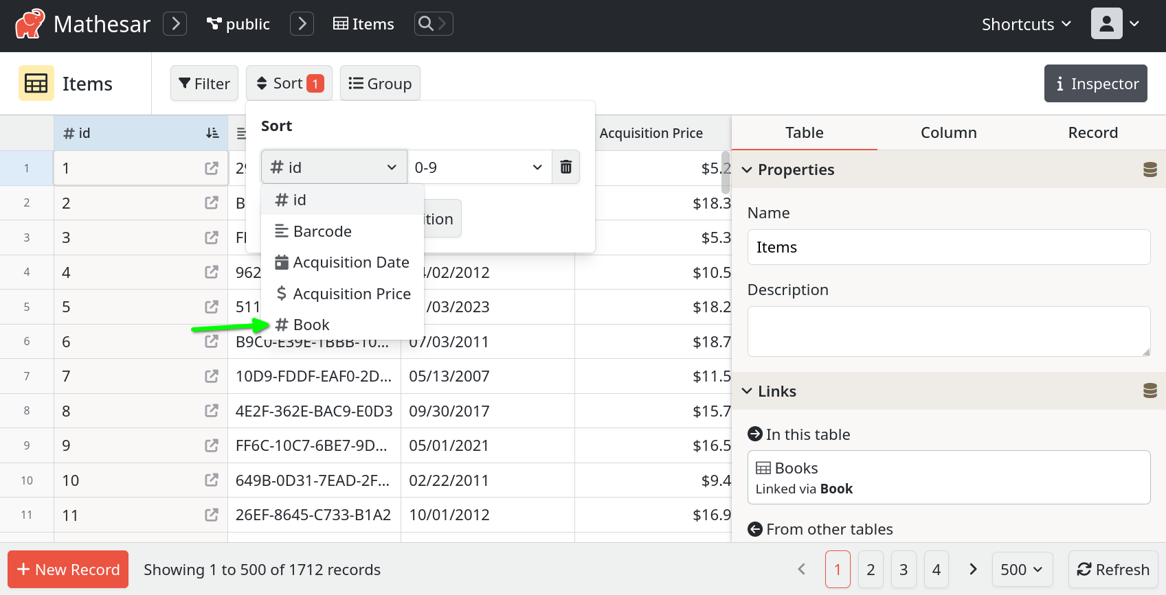 FK column names need link icon in some UI locations · Issue #2355 · mathesar-foundation/mathesar ...