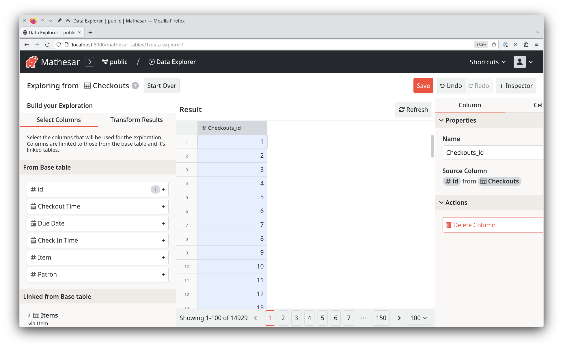 Layout overflow in Data Explorer page · Issue #2354 · mathesar-foundation/mathesar · GitHub