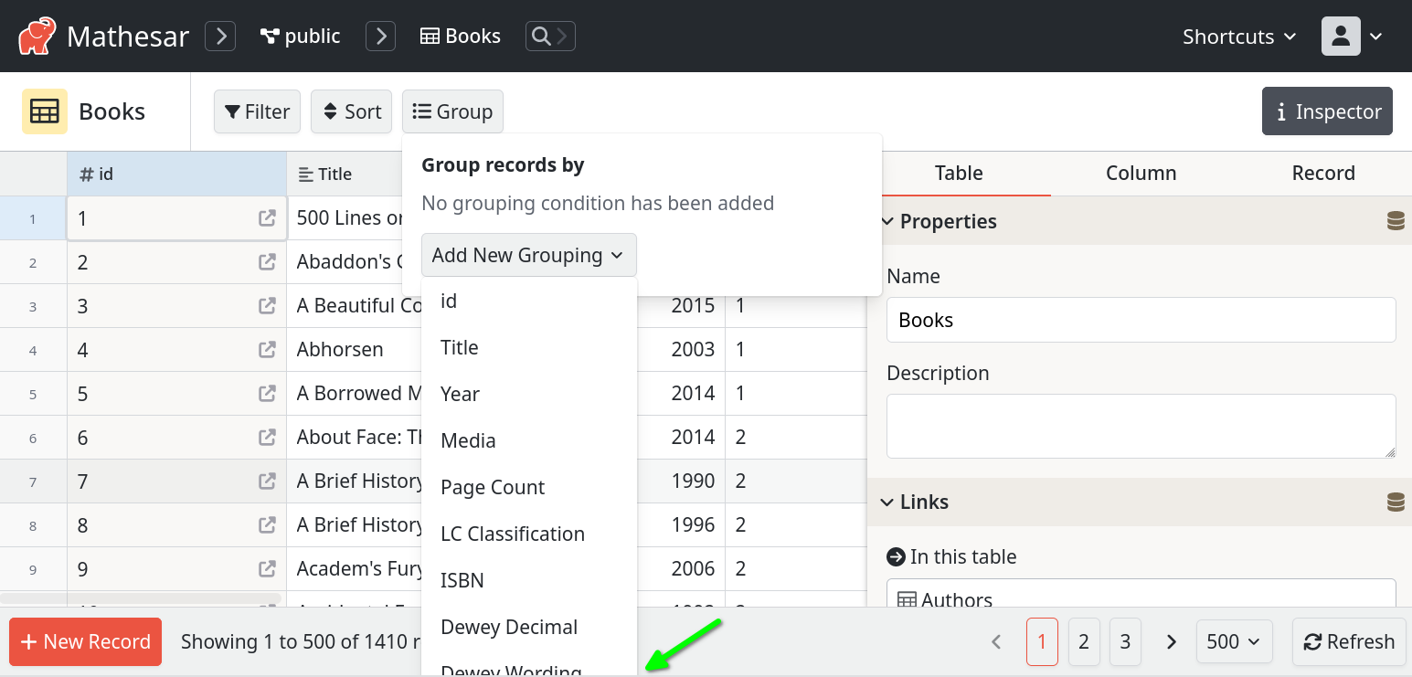 Dropdown overflow makes column selection impossible on short viewports · Issue #2364 · mathesar ...