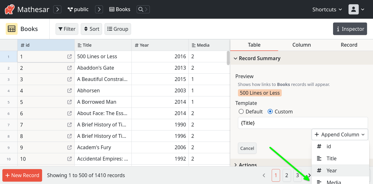 Dropdown overflow makes column selection impossible on short viewports · Issue #2364 · mathesar ...