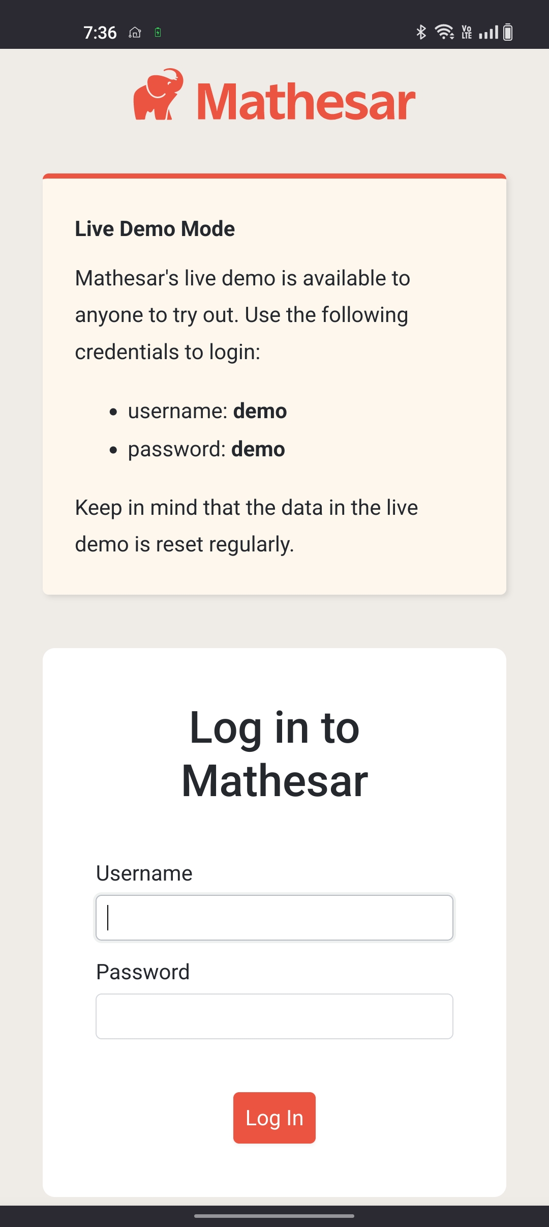 Warn live demo users that Mathesar does not work on mobile devices · Issue #2413 · mathesar ...