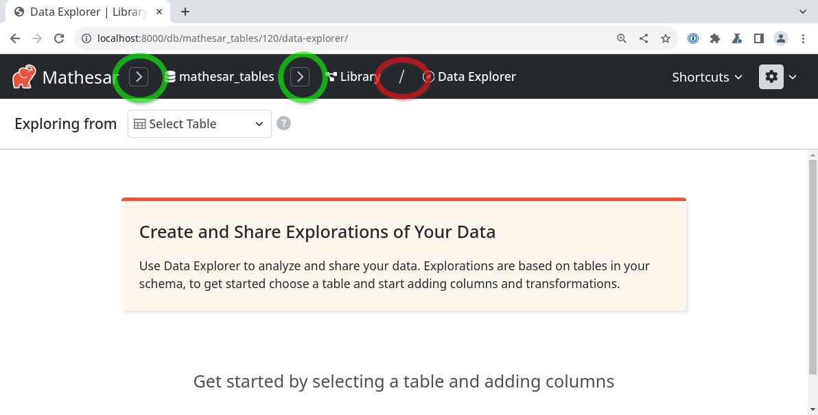 Make Navigation Header Behave More Consistently · Issue 3287 · Mathesar Foundationmathesar 