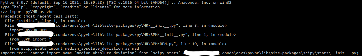 scipy.stats dependency · Issue #66 · phuselab/pyVHR · GitHub