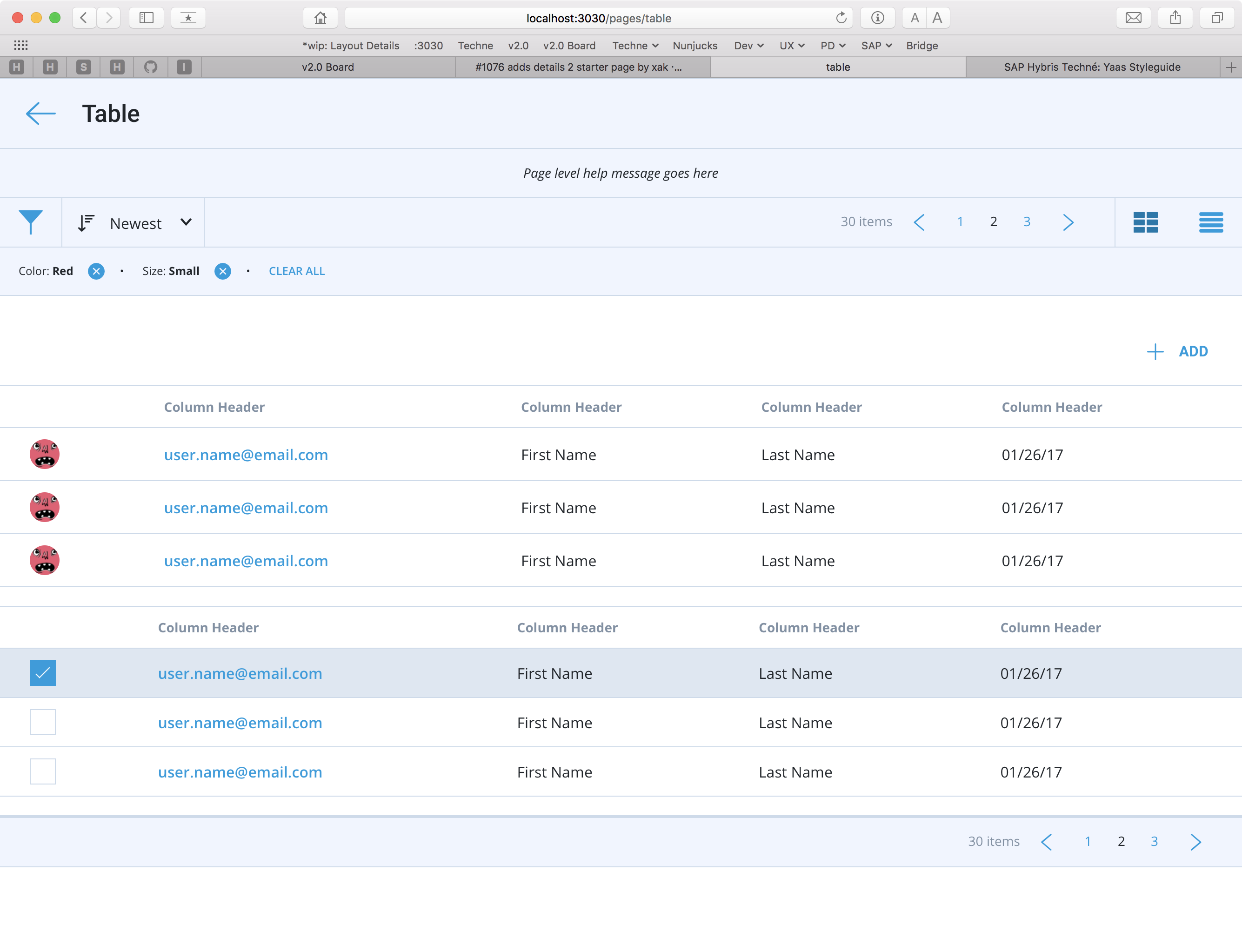 Bug: Section borders are interfering with bottom toolbar · Issue #1223 · SAP-archive/techne · GitHub