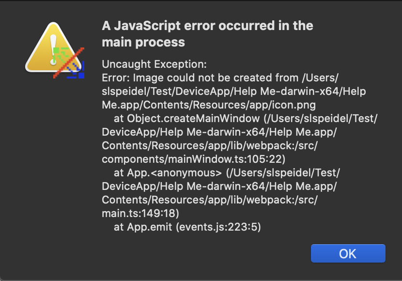 Error on main Javascript · Issue #1001 · nativefier/nativefier · GitHub