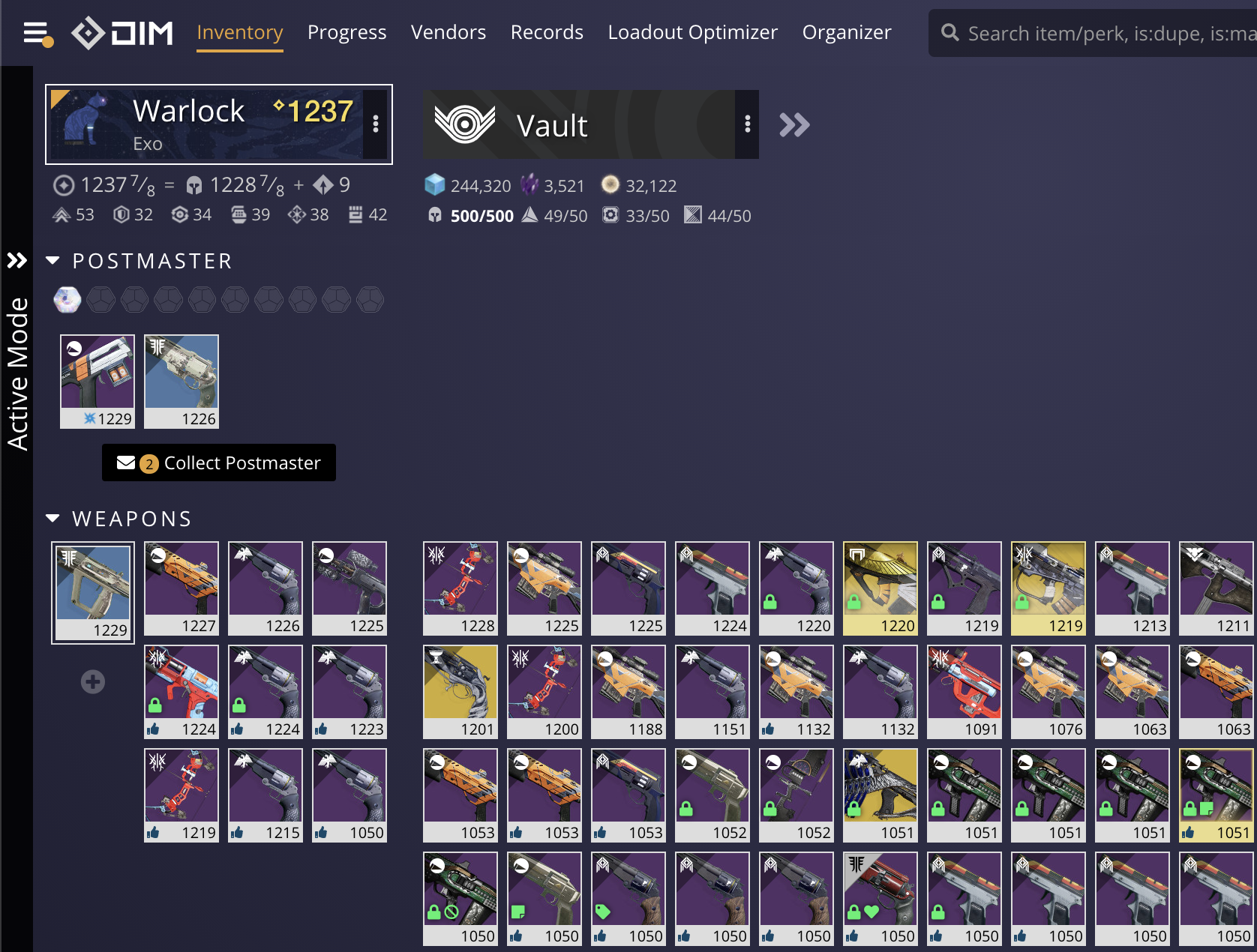 Active Mode Issues In Beta · Issue 6245 · Destinyitemmanagerdim · Github