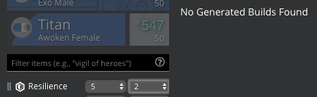 Loadout Optimizer prevent max being less than min · Issue #3825 · DestinyItemManager/DIM · GitHub