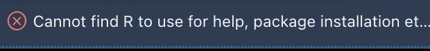 Configuration option to hide the "cannot find R" error? · Issue #1250 · REditorSupport/vscode-R ...