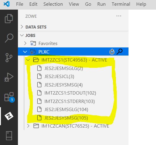 After upgrade to 1.9 jobs dropdown to show all jes2 datasets for job isn't working · Issue #1045 ...