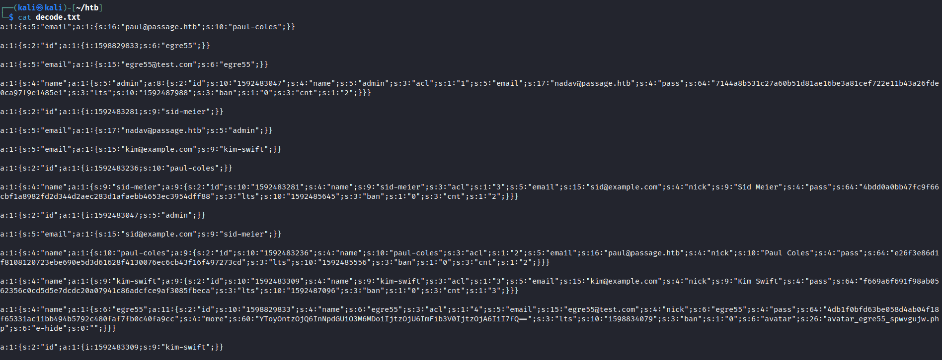 Passage Hack the box · GitHub