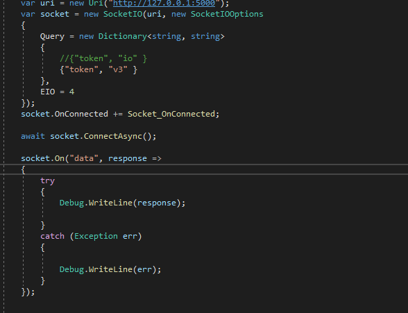 socket On not firing · Issue #135 · doghappy/socket.io-client-csharp · GitHub