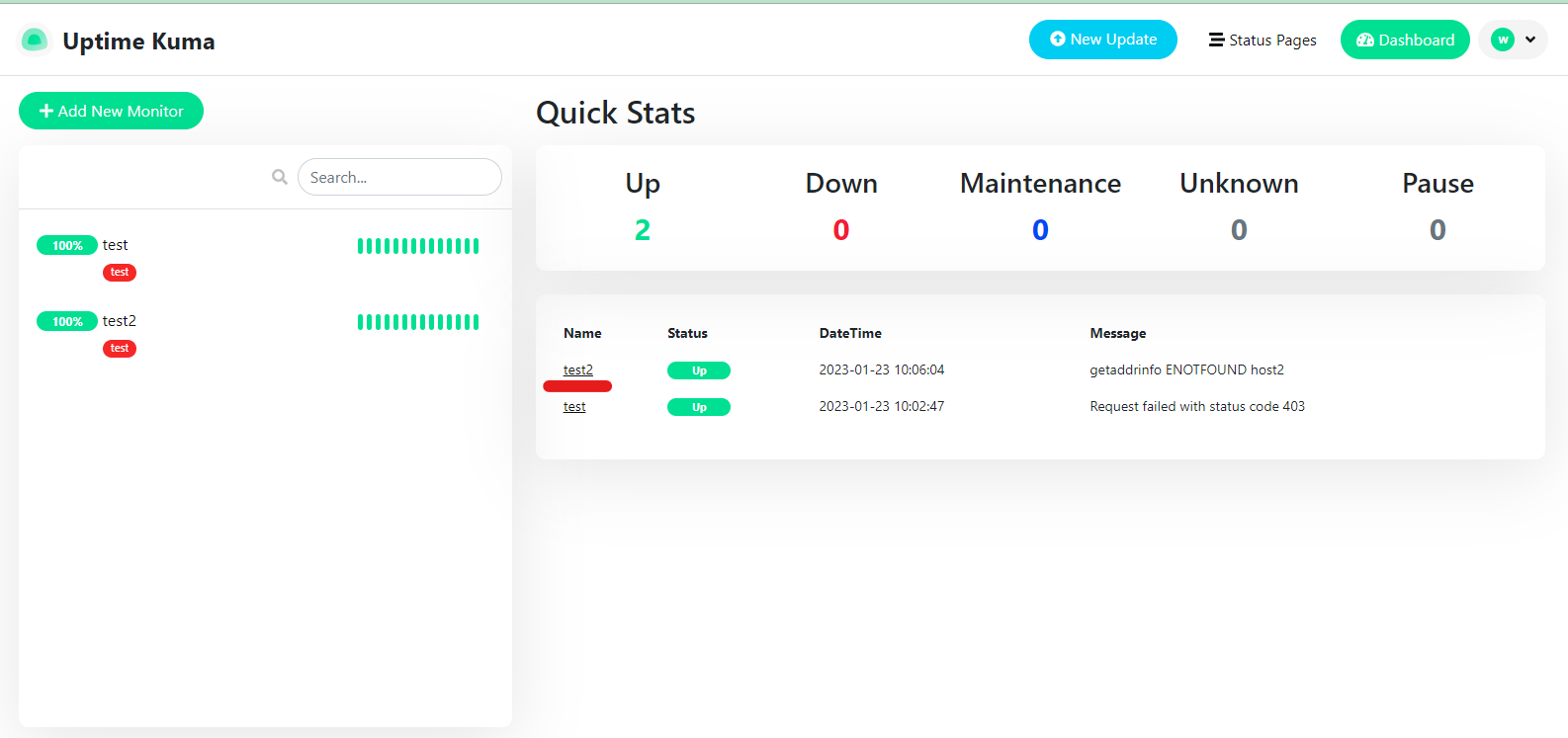 Edit monitor page doesn`t redirect after clicking save button · Issue #2665 · louislam/uptime ...