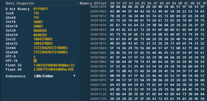 Data Inspector font appears to be fuzzy · Issue #35 · microsoft/vscode-hexeditor · GitHub