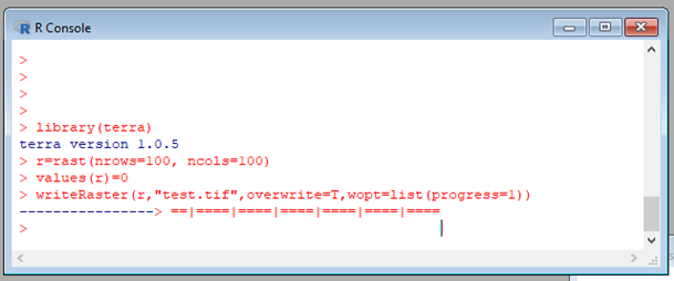 The console cursor is not positioned correctly after the progress bar is displayed · Issue #126 ...