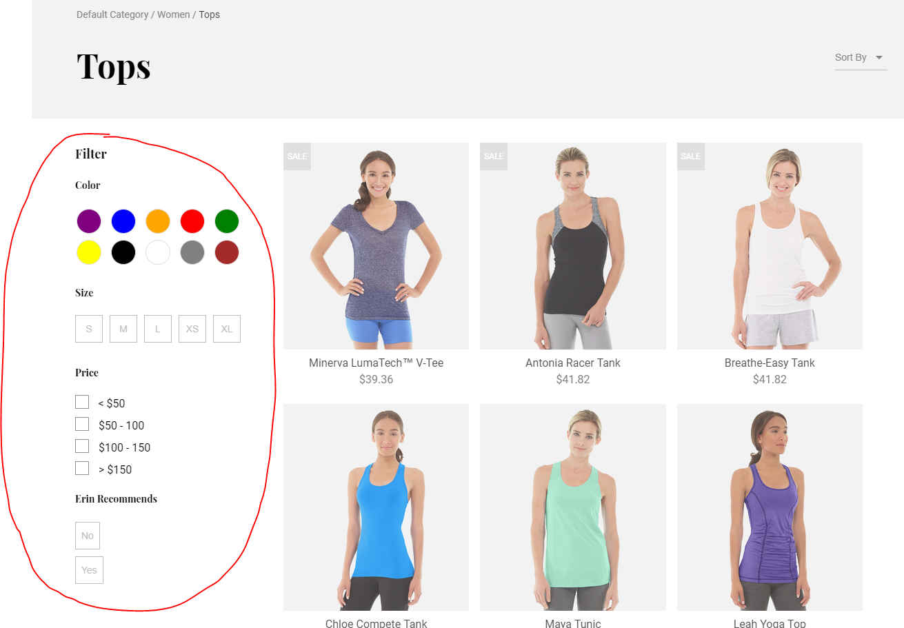 [default] Filters Are Not Updating · Issue 1822 · Vuestorefront Vue Storefront · Github