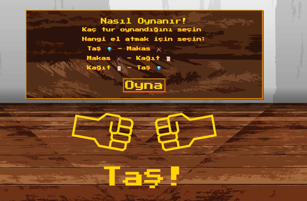 GitHub - epbalaban01/Tas-Kagit-Makas-Game: Taş,Kağıt,Makas