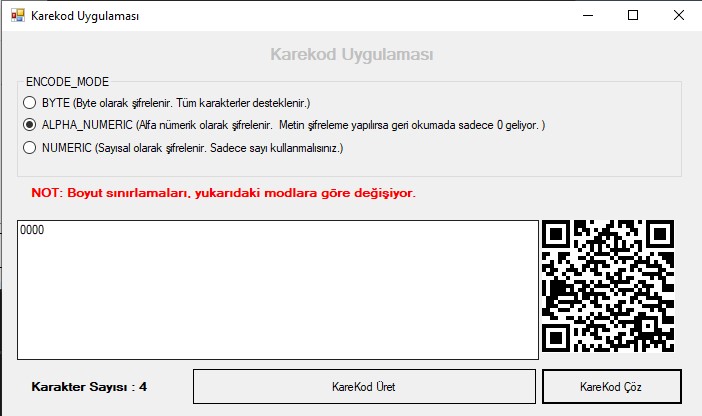 GitHub - epbalaban01/KareKodUygulamasi: C# Karekod Uygulaması