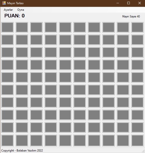 GitHub - epbalaban01/mayin-tarlasi: Mayın Tarlası