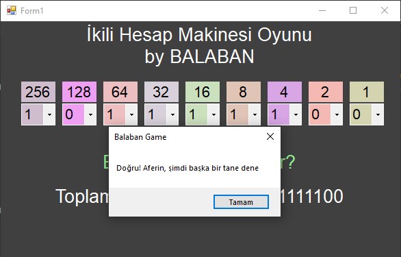 GitHub - epbalaban01/Binary-Hesap-Makinesi: İkili Hesap Makinesi Oyunu