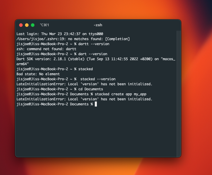 [bug]: LateInitializationError: Local 'version' has not been initialized. · Issue #913 · Stacked ...
