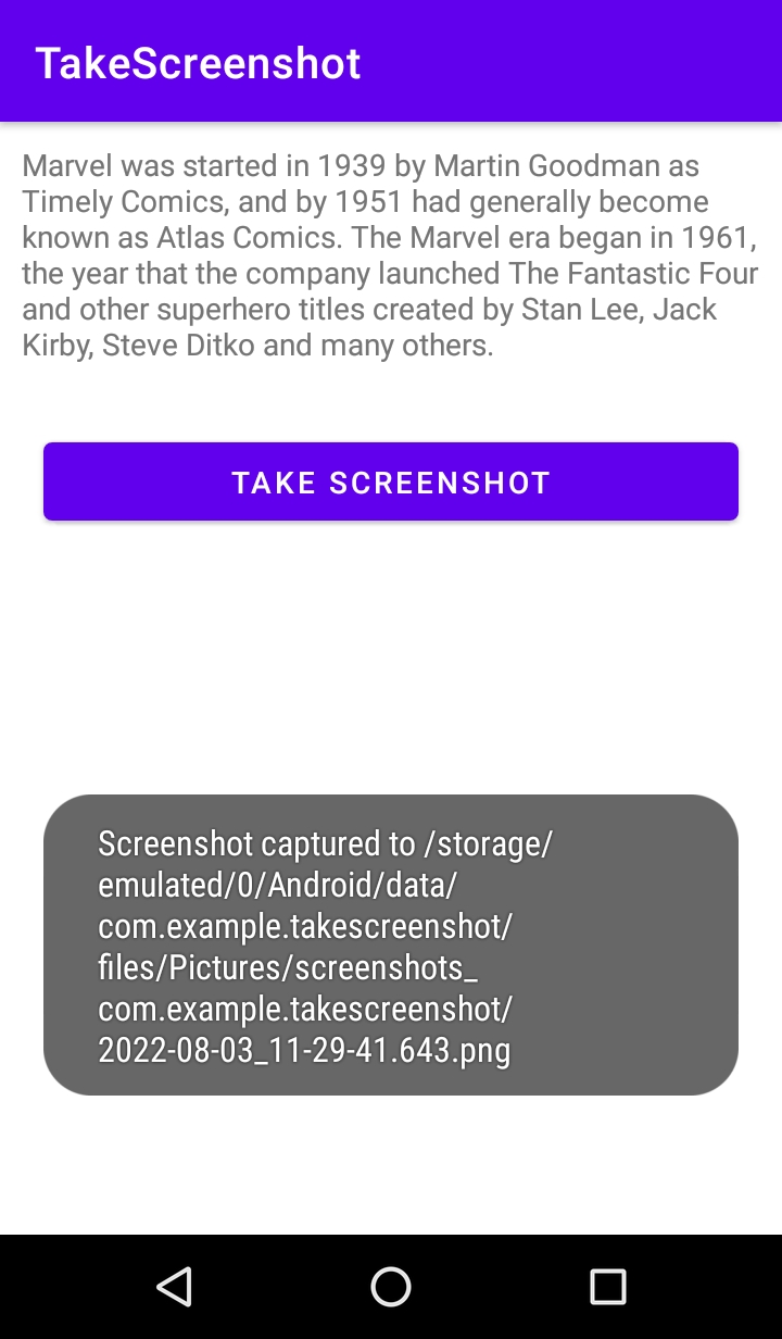 GitHub - patugosavi/TakeScreenshot: Take Screenshot save into SD card.