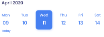 Date Number Style and Day Number Style not working. · Issue #112 · BugiDev/react-native-calendar ...