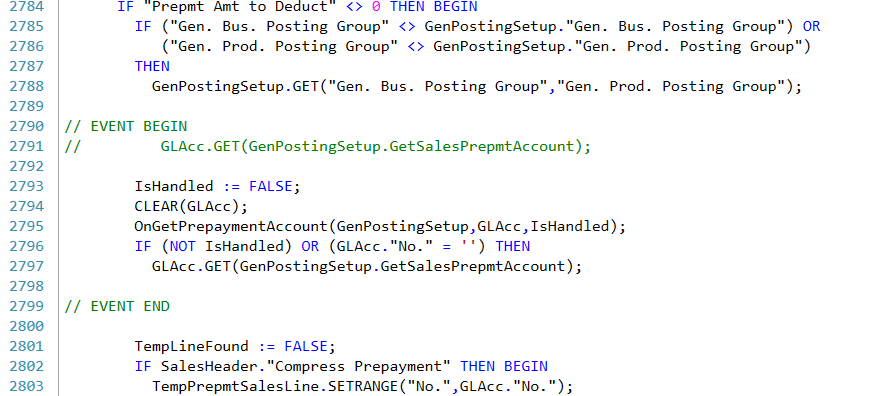 [Event Request] Codeunit 80 - OnGetPrepaymentAccount · Issue #752 ...