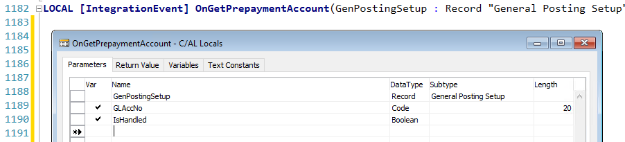 [Event Request] Codeunit 444 - OnGetPrepaymentAccount · Issue #755 · microsoft/ALAppExtensions ...