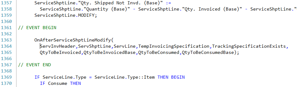 [Event Request] Codeunit 5988 - OnAfterServiceShptLineModify · Issue #764 · microsoft ...