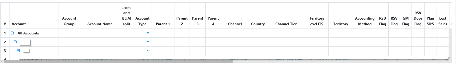 Cube Viewer: Column headers don't move with slider (#328) · Issues · Cubewise CODE / Arc and ...