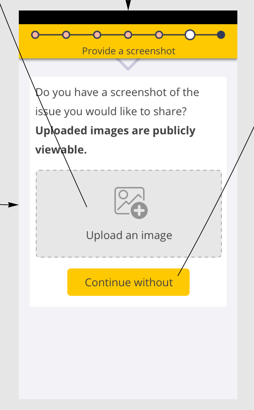 Wrong button label for screenshot step · Issue #3096 · webcompat/webcompat.com · GitHub