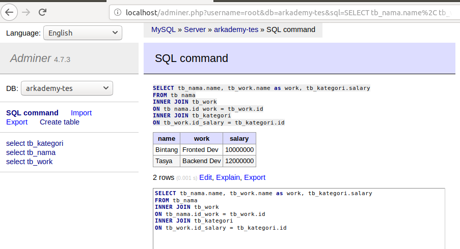 Github Azymo86 Arkademy Tes Repository Berisikan Jawaban Tes