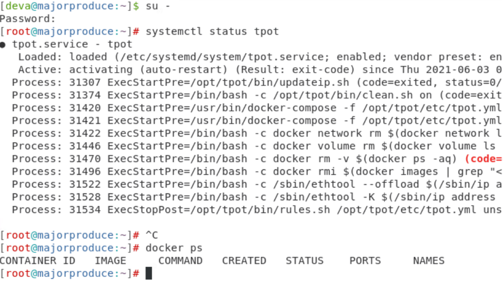 TPot service is not starting · Issue #849 · telekom-security/tpotce · GitHub