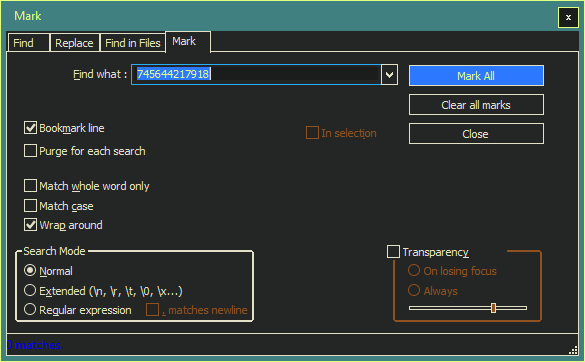 Accessibility: text color in Find and Mark dialog status bar fails to ...